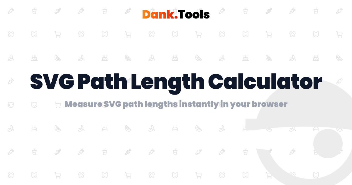 SVG Path Length Calculator | Measure SVG Path Lengths Online | Dank Tools